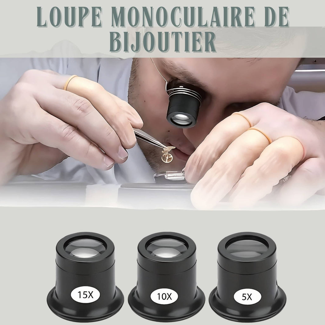 Loupe de bijoutier haute qualité | Livraison gratuite